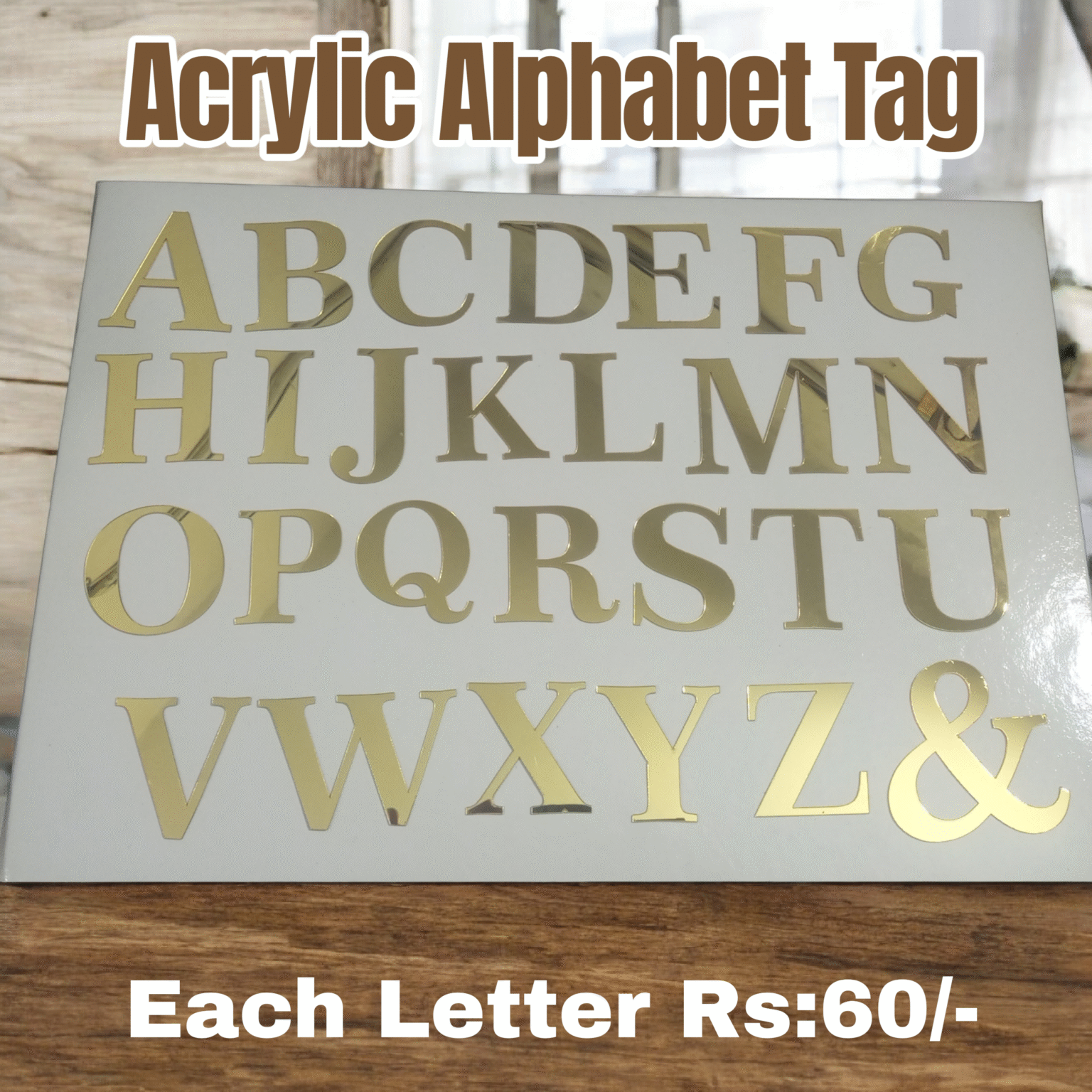Alphabet Toppers – Carton House